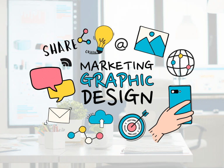 Marketing graphic design | For Five dma Blog